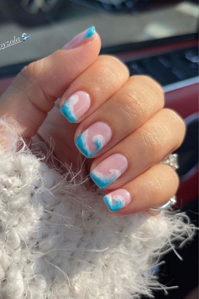 30 Simple Summer Beach Nails Perfect For 2026 - Her Nail Club